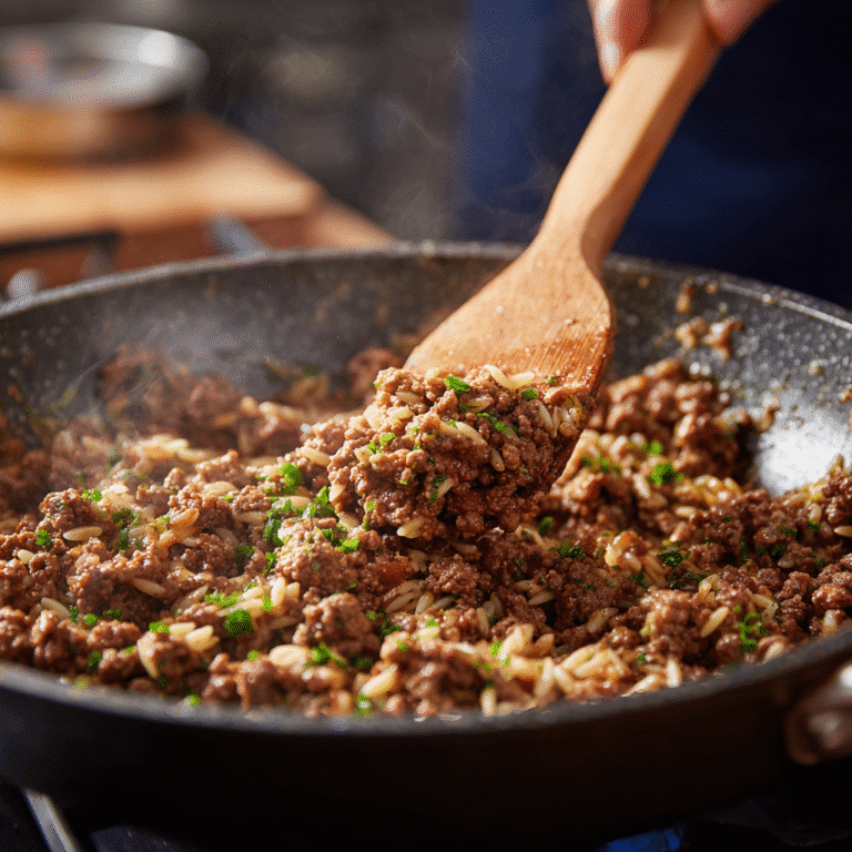 One-Pot Ground Beef and Orzo: The Best 30-Minute Meal