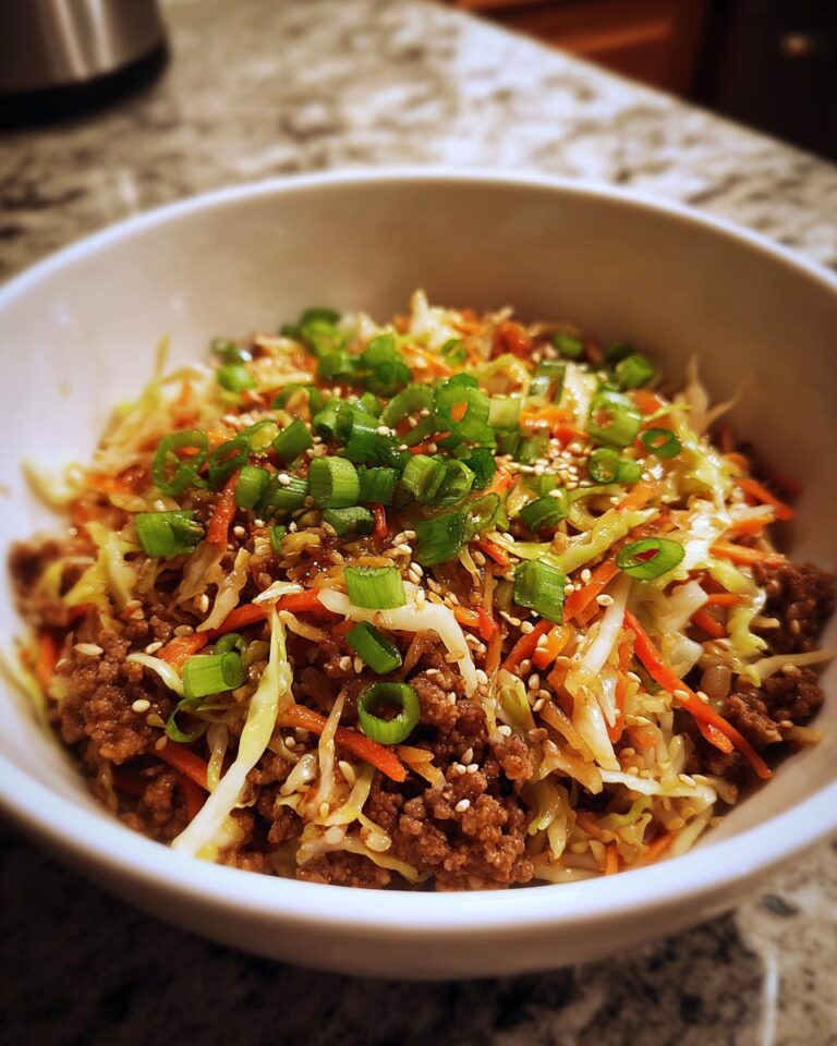 Savory 30-Minute Ground Beef Egg Roll in a Bowl Delight